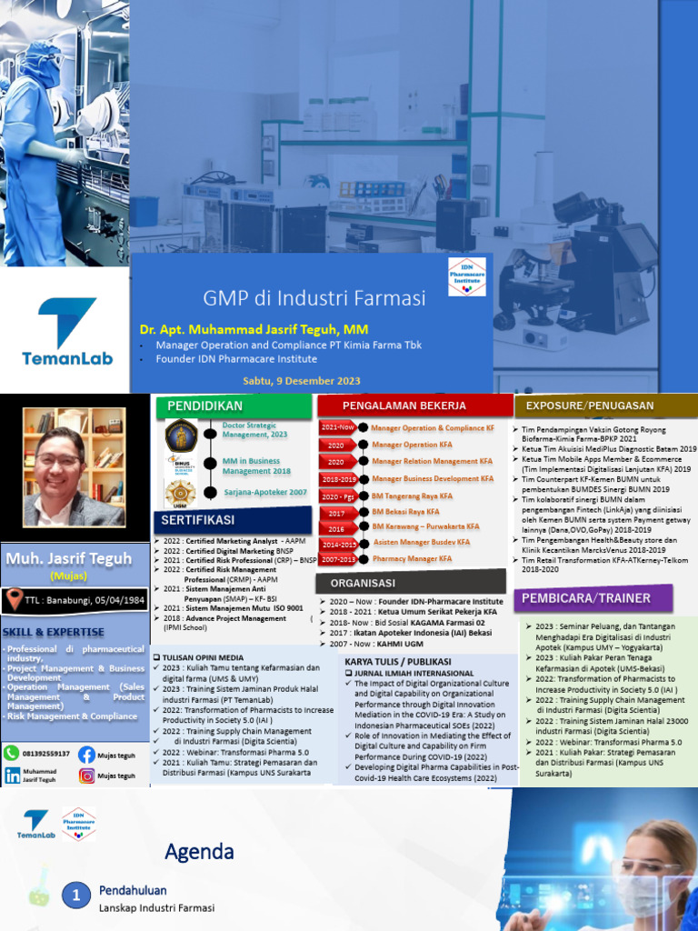 Final Materi cGMP-TemanLab 9 Des | PDF