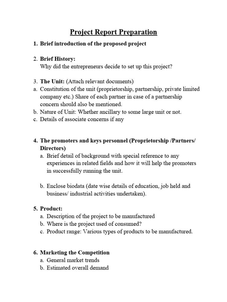 Comprehensive Project Report Guide | PDF | Marketing | Prices