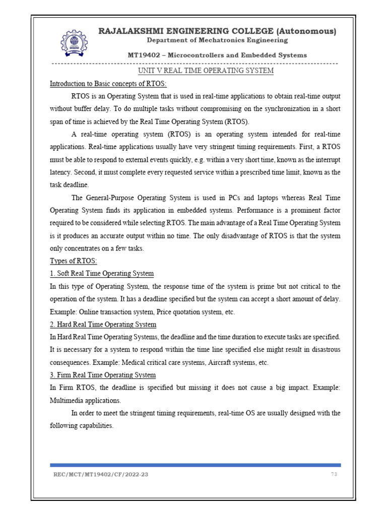 Unit V | PDF | Process (Computing) | Thread (Computing)