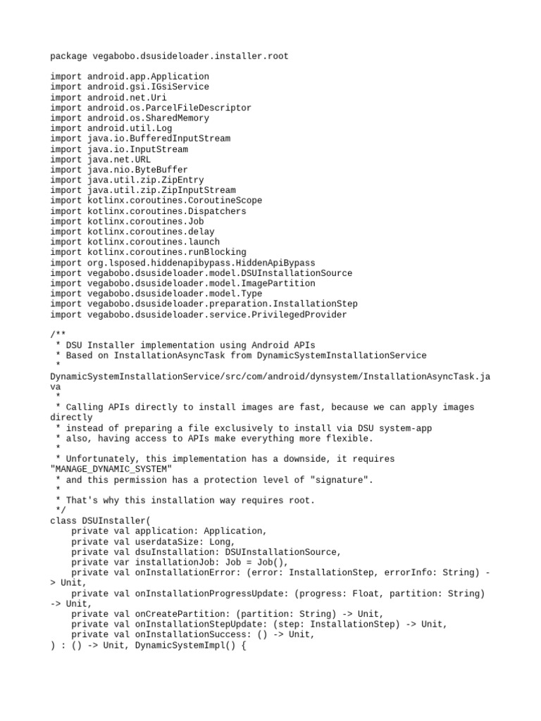 DSUInstaller KT | PDF | Android (Operating System) | Uniform Resource Identifier