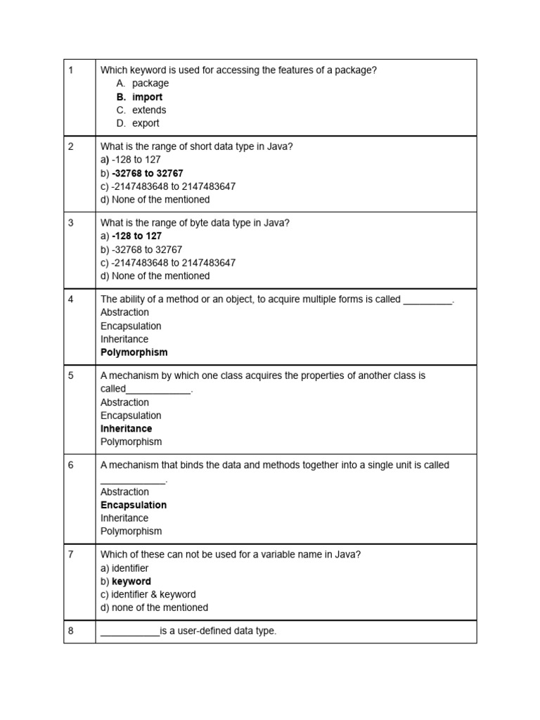 Practice Set 2 With Answers Pdf Object Computer Science Class Computer Programming