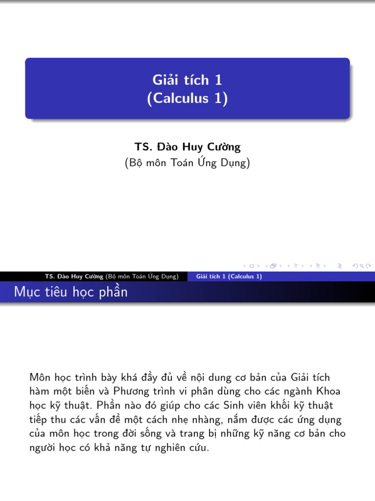 Gioi Thieu Mon Hoc GT1 | PDF