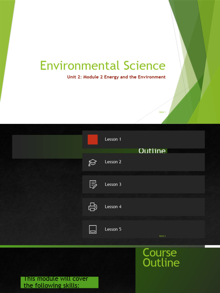 Envi Unit2 Module 2_Energy and the Environment | PDF | Electricity ... Envi Unit2 Module 2_Energy and the Environment | PDF | Electricity ...