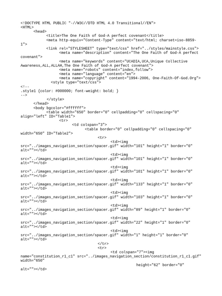 The One Faith of God-A Perfect Covenant | PDF | Faith | Heaven