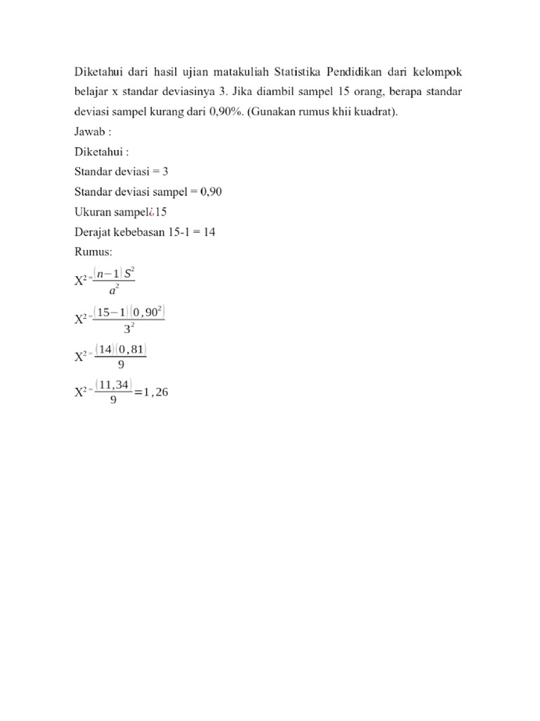 Diskusi 6 Statistika | PDF
