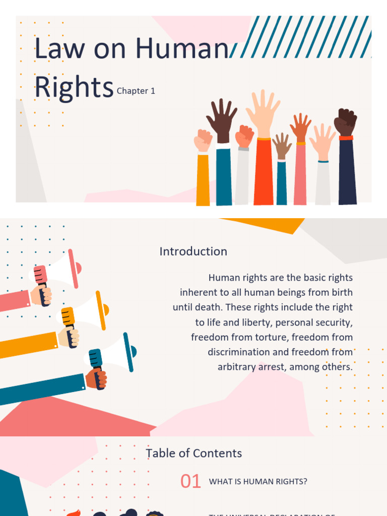 Chapter 1 Law On Human Rights 2 | PDF | Human Rights | Rights