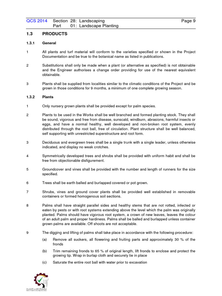 Landscape Planting Guidelines QCS 2014 | PDF | Arecaceae | Trees