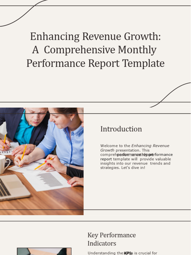Wepik Enhancing Revenue Growth A Comprehensive Monthly Performance ...