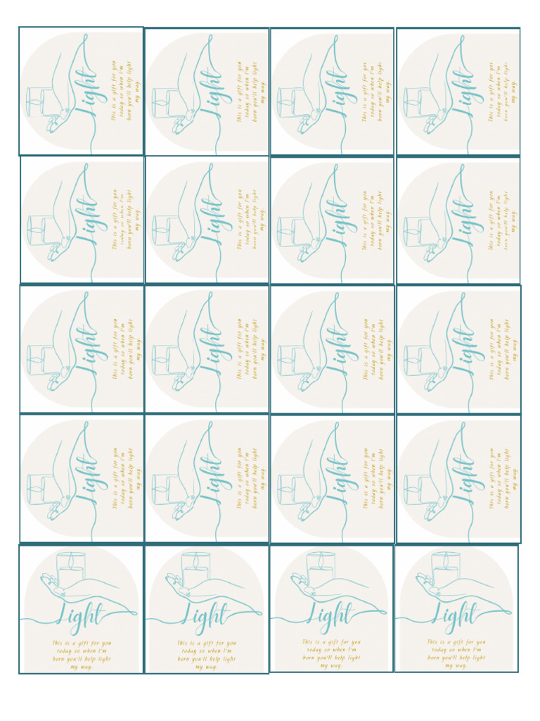 Candle Cards | PDF