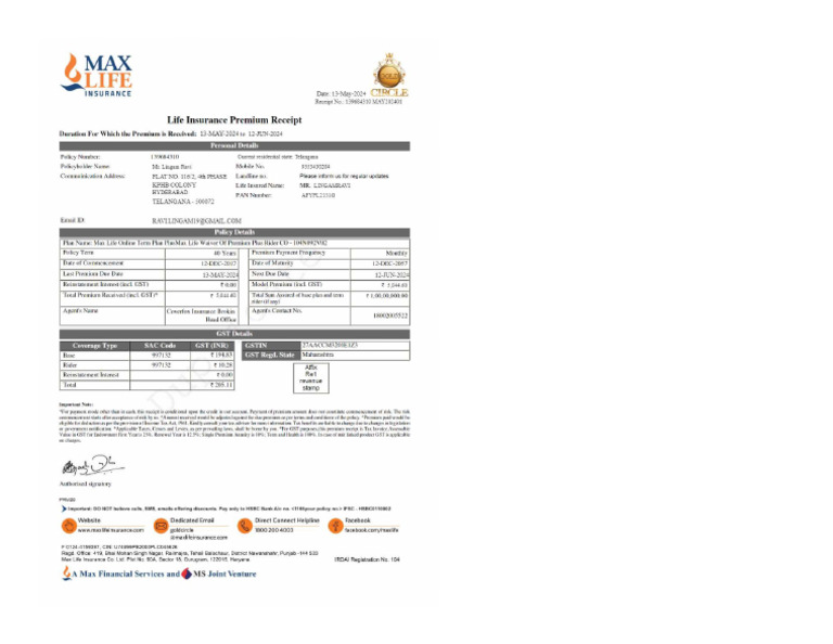80D PreventetiveMedicalInsurance Self Ravi | PDF