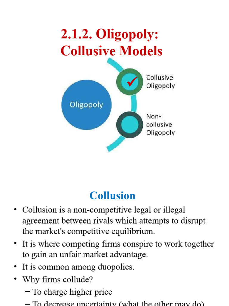Oligopoly and Price Competition Models | PDF | Oligopoly | Imperfect ...
