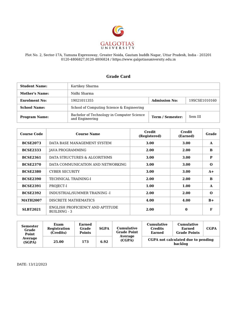 3rd sem updated | PDF | Computer Science | Computing