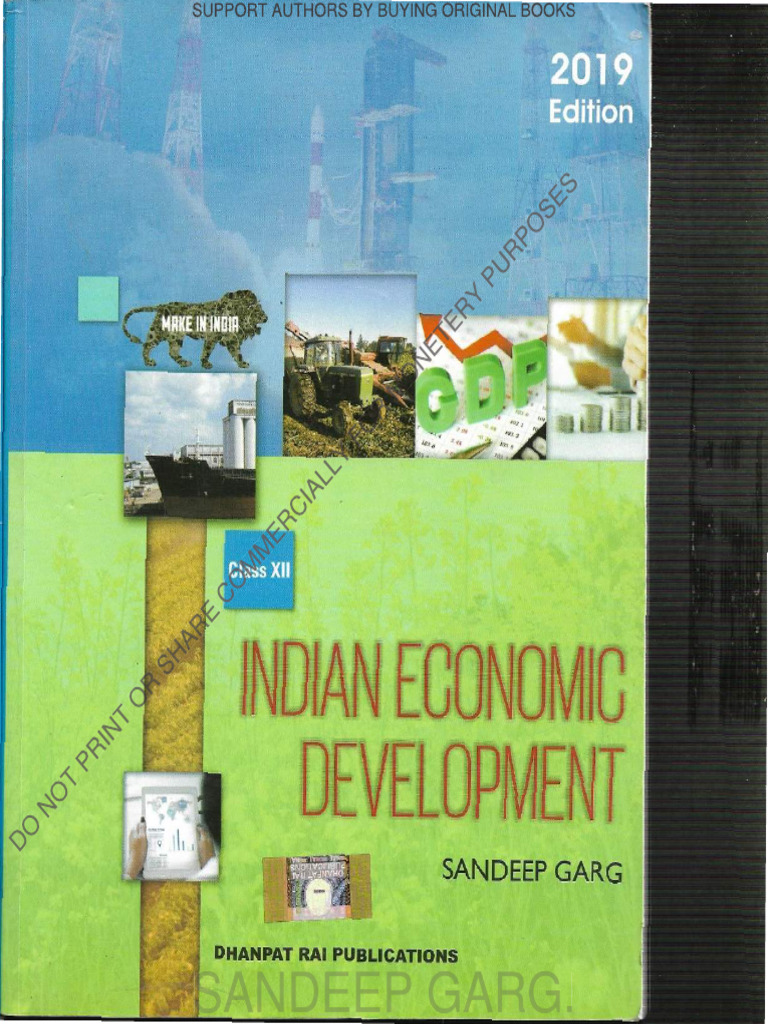 Indian Economic Development Class 12 Sandeep Garg PDF Download | PDF