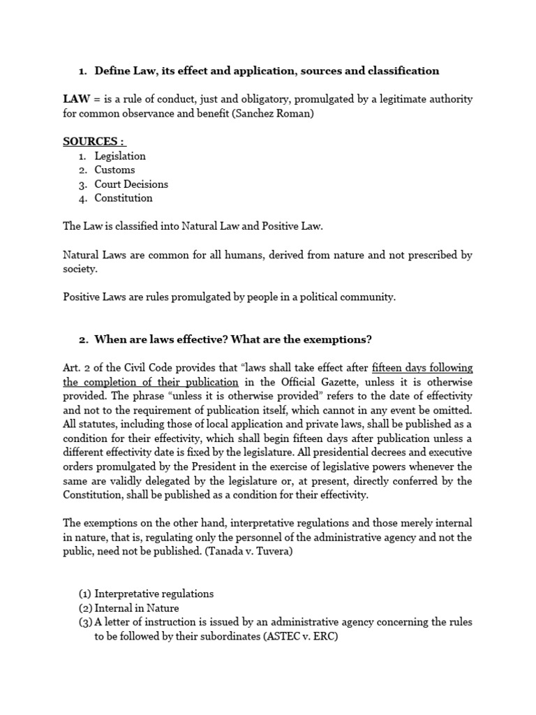 Intro To Law - Sample Questions | Download Free PDF | Jurisdiction ...