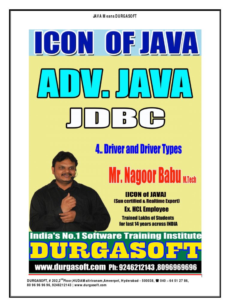 4.. Driver and Driver Types | PDF | Java (Programming Language) | Software Development