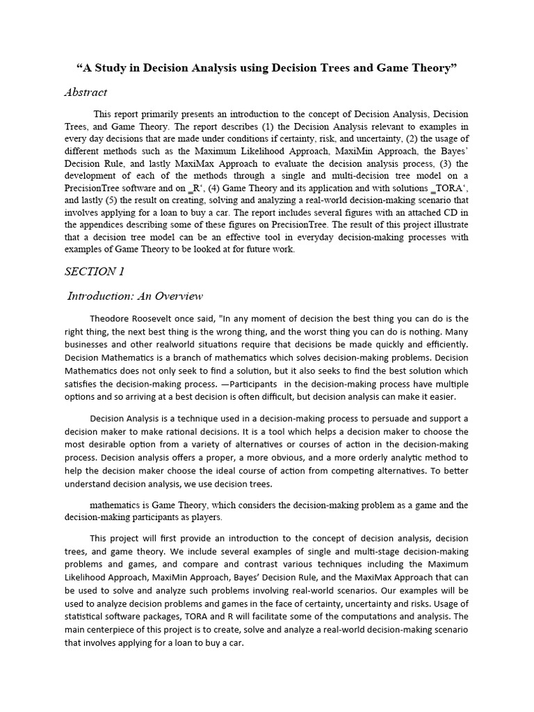 Tugas Andre RANGKUMAN TEORI TREE | PDF | Decision Making | Demand