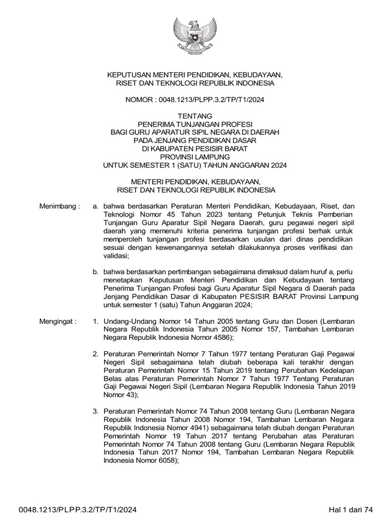 Sk-Tp-Dau-0048.1213 PLPP.3.2 TP T1 2024 | PDF