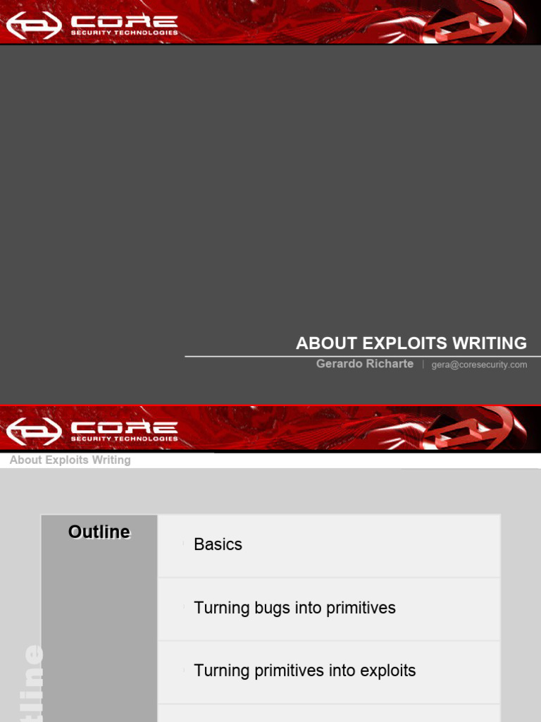 Ra .About Exploits Writing | PDF | Pointer (Computer Programming) | Computer Science