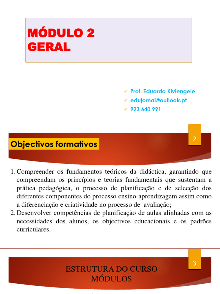 Módulo 2 | PDF | Pedagogia | Aprendizado