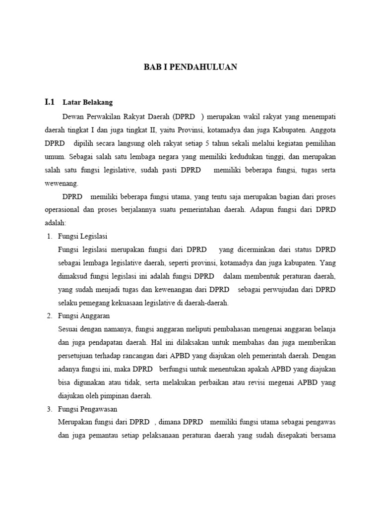 Contoh Laporan TA | PDF