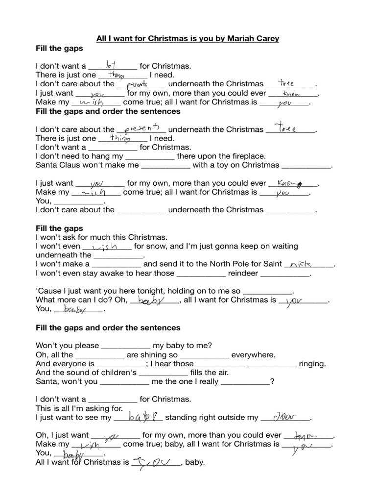 All I Want PDF | PDF