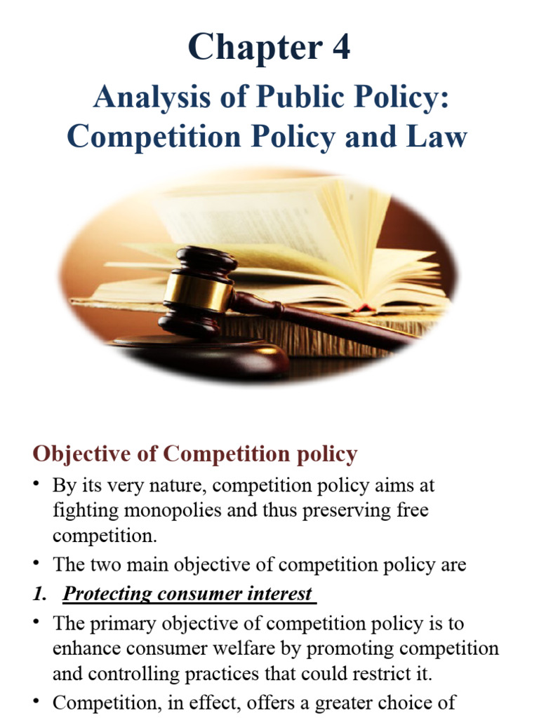 Ch-4 Analysis of Public Policy | PDF | Monopoly | Competition Law