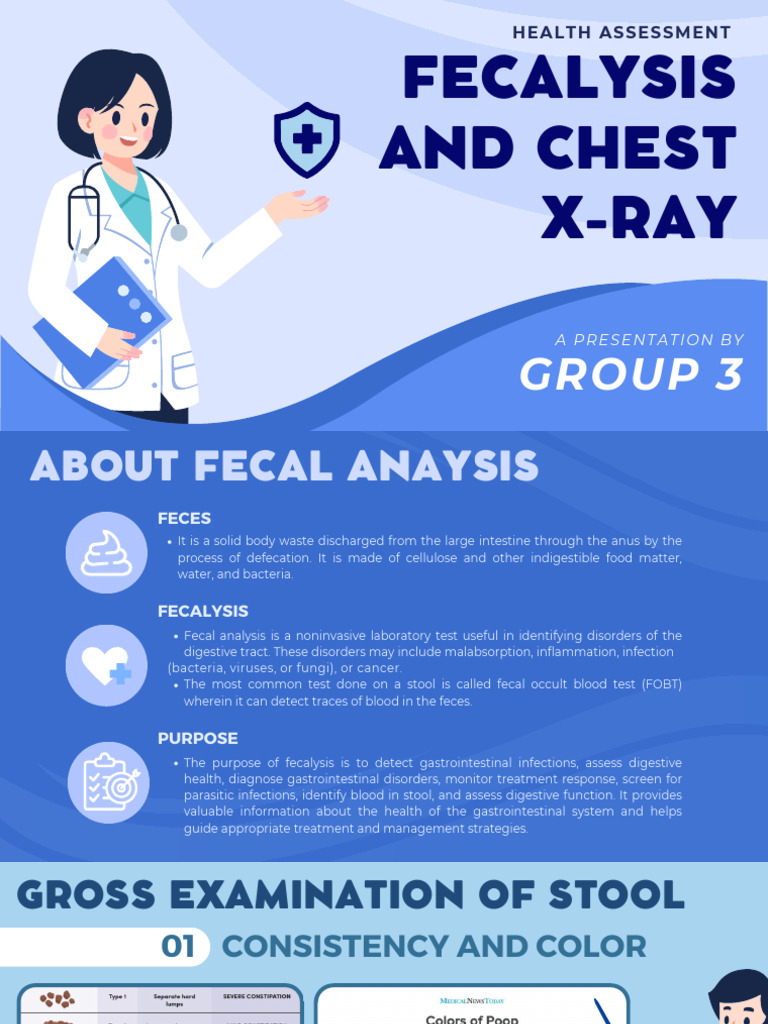 Fecalysis and Chest X-Ray Overview | PDF | Lung | Feces