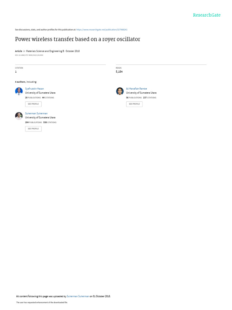 Hasan_2018-2 | PDF | Inductor | Electrical Network