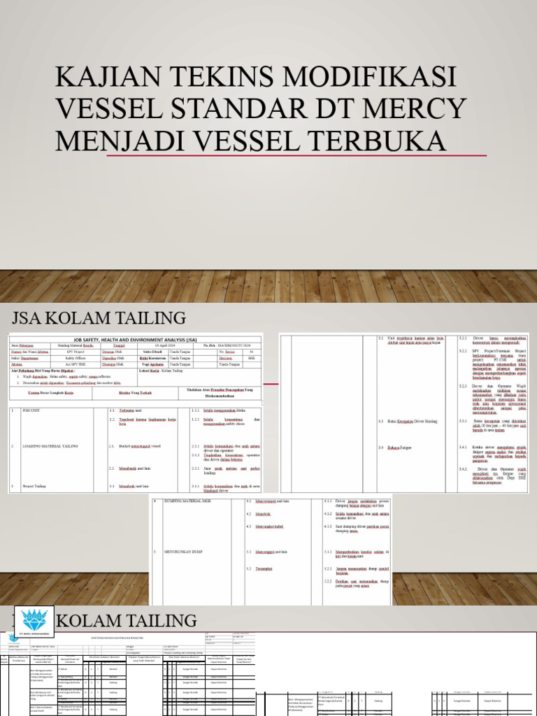 Persentasi Kajian Teknis Modifikasi Bak DT Mercy | PDF Persentasi Kajian Teknis Modifikasi Bak DT Mercy | PDF