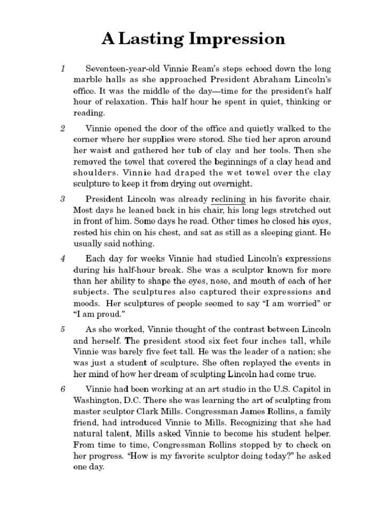 5th Grade Reading Comprehension Practice Test | PDF | Penguin | Abraham ...