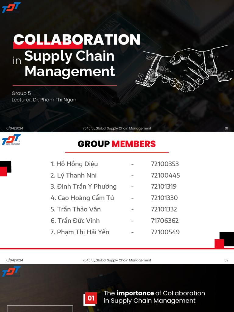 Collaboration in Supply Chain Management | PDF | Supply Chain | Supply ...