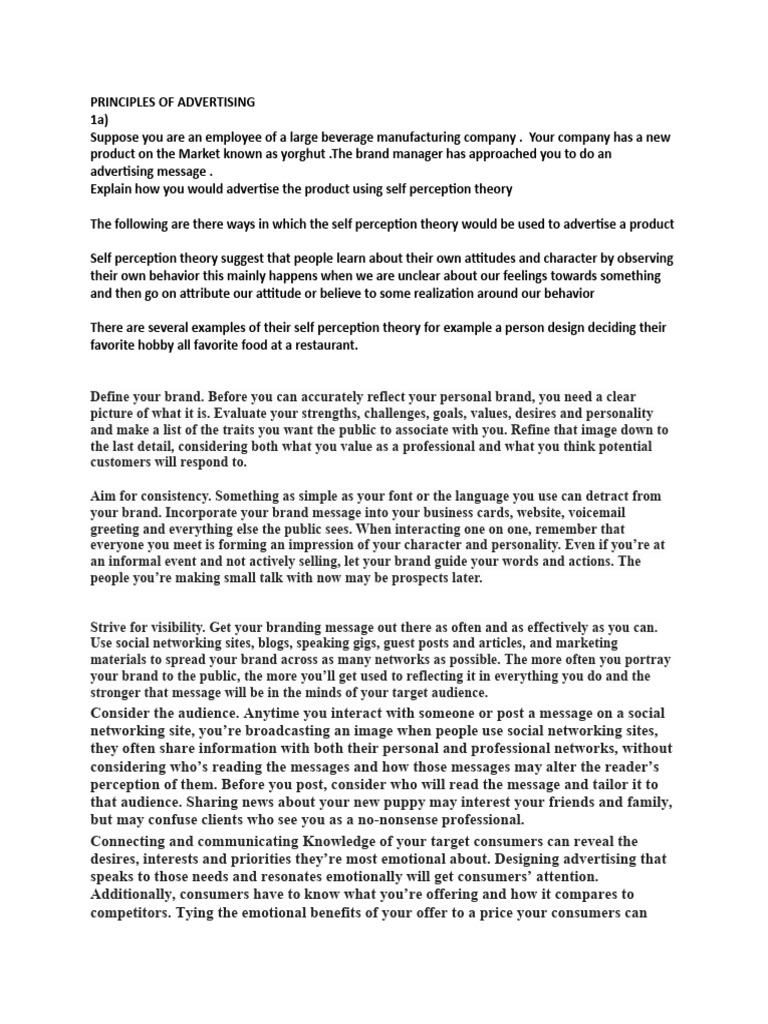 Principles of Advertising | PDF | Brand | Marketing