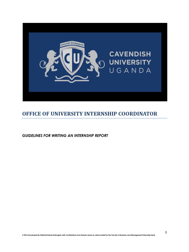 Internship Report Writing Guidelines | PDF | Employment | Internship