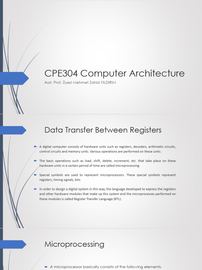 CPE304-ComputerArchitecture-4 | PDF | Bit | Digital Electronics