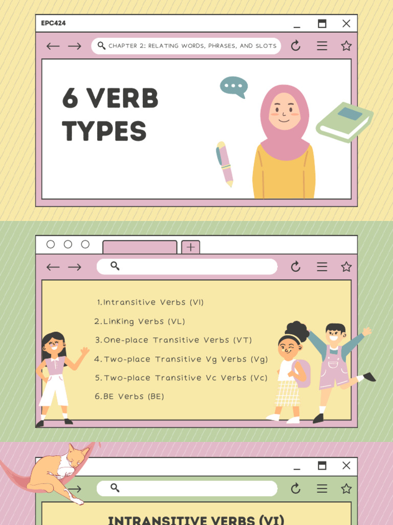 Epc424 6 Verb Types | PDF | Verb | Adverb