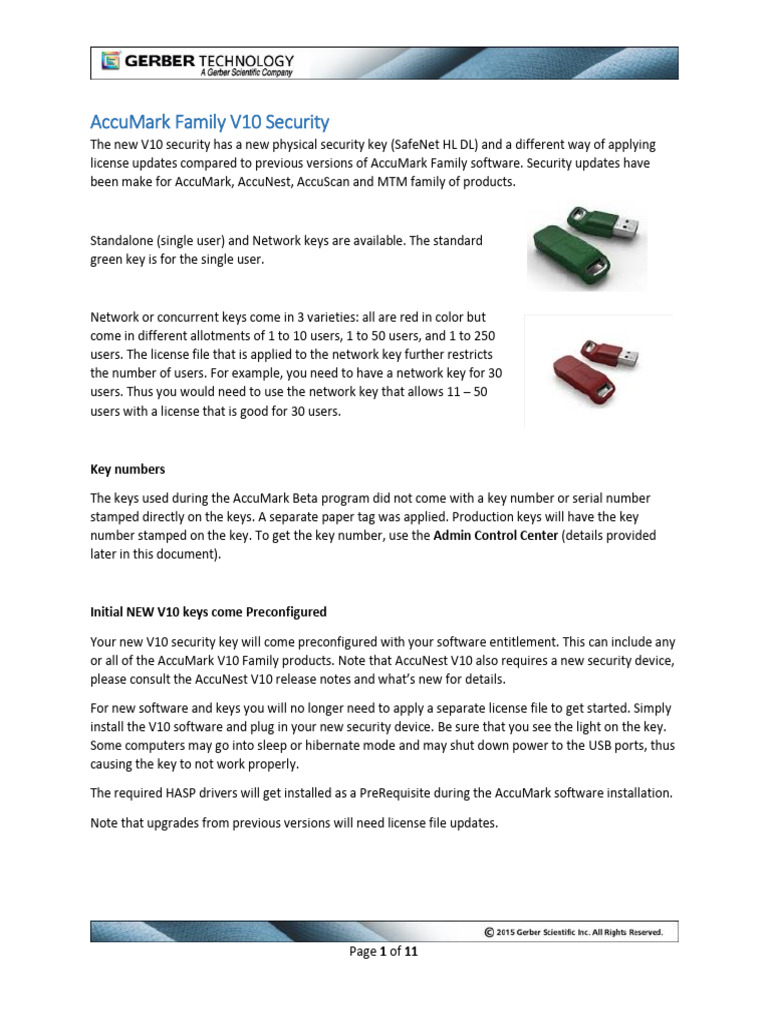 AccuMark V10 Licencia | Download Free PDF | Computer File | Operating System Families