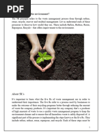 Introduction To 4R Principles Waste Management | PDF | Waste Management ...