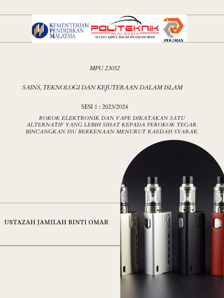 Bahaya Vape Atau Rokok | PDF