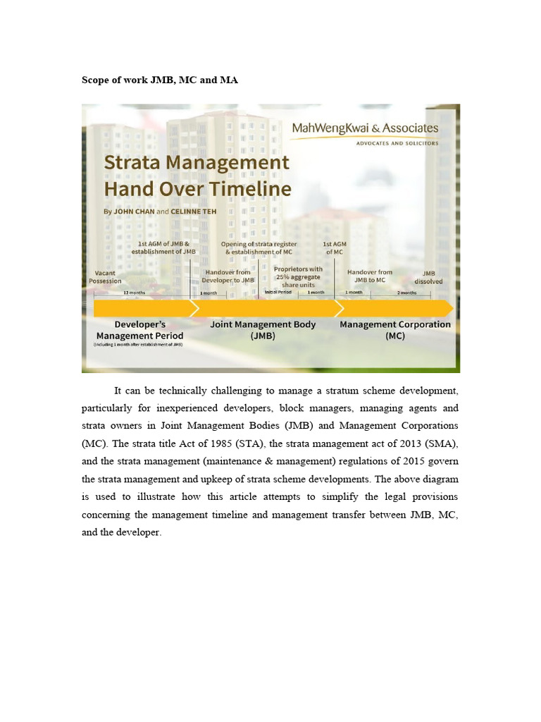 Scope of Work JMB | PDF | Government | Business