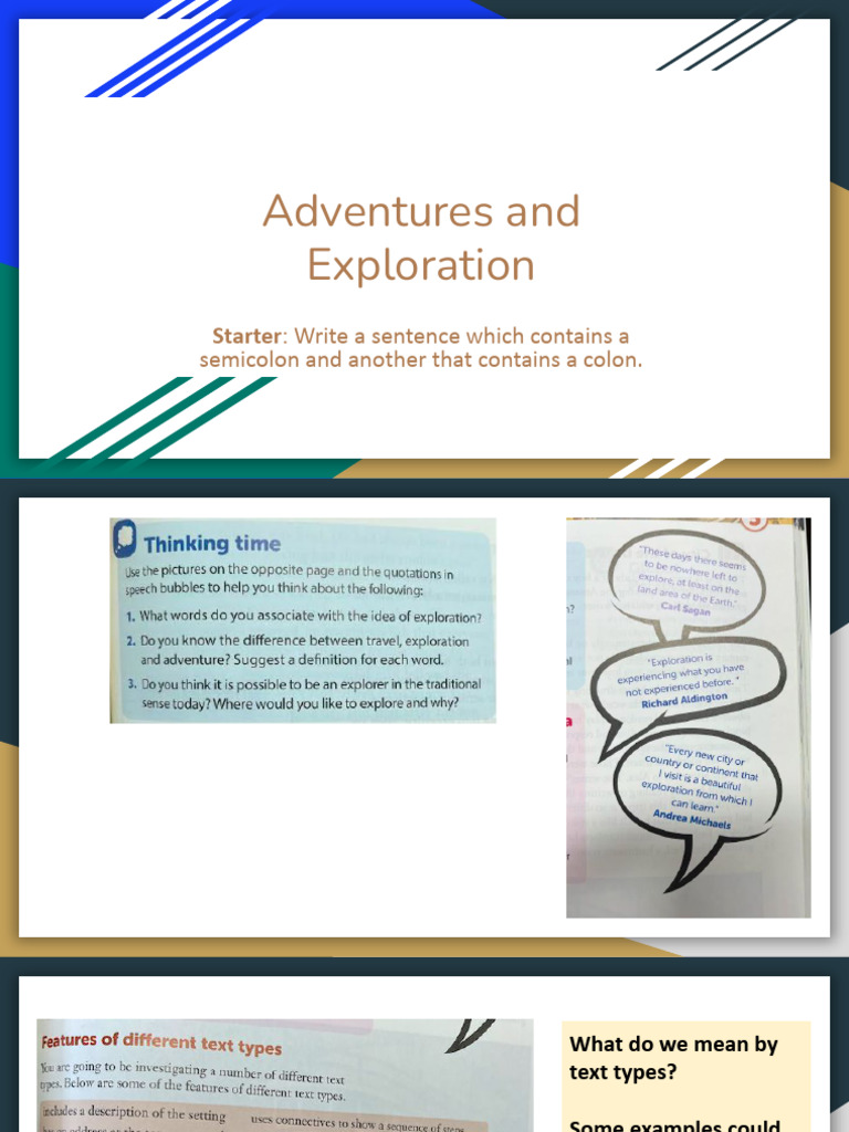 16] Adventures and Exploration | PDF