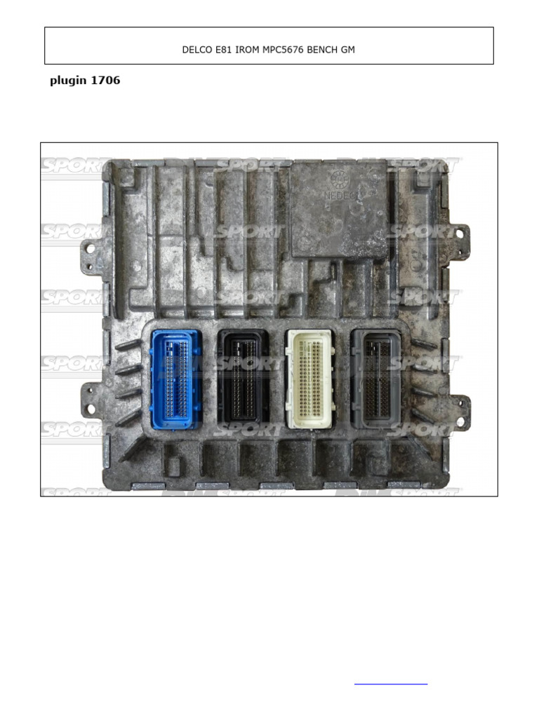 GM ECU Direct Connection Guide | PDF