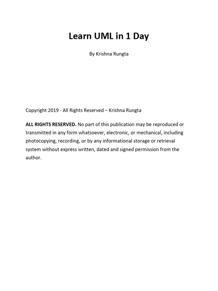 Uml Preview Pdf Unified Modeling Language Class Computer 8485