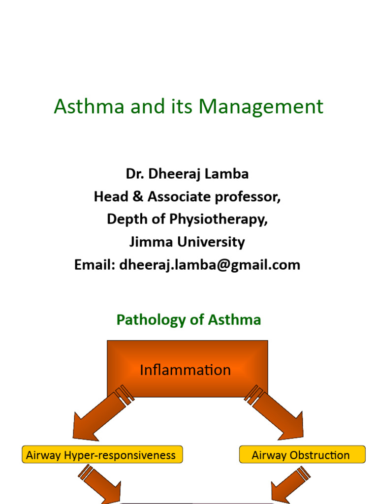 Asthma and Its Management | PDF | Asthma | Respiratory Tract