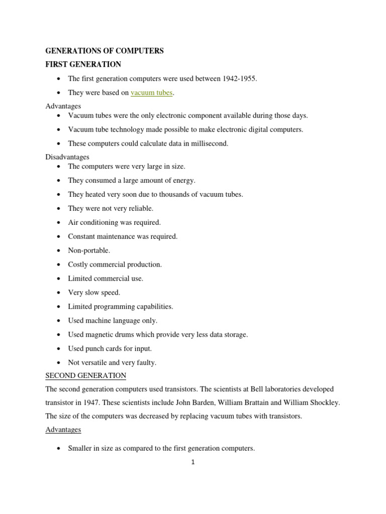 Types of computers | PDF | Integrated Circuit | Computer Architecture