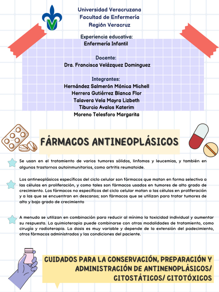 Cuidados y Precauciones en El Manejo de Citotoxicos | PDF ...