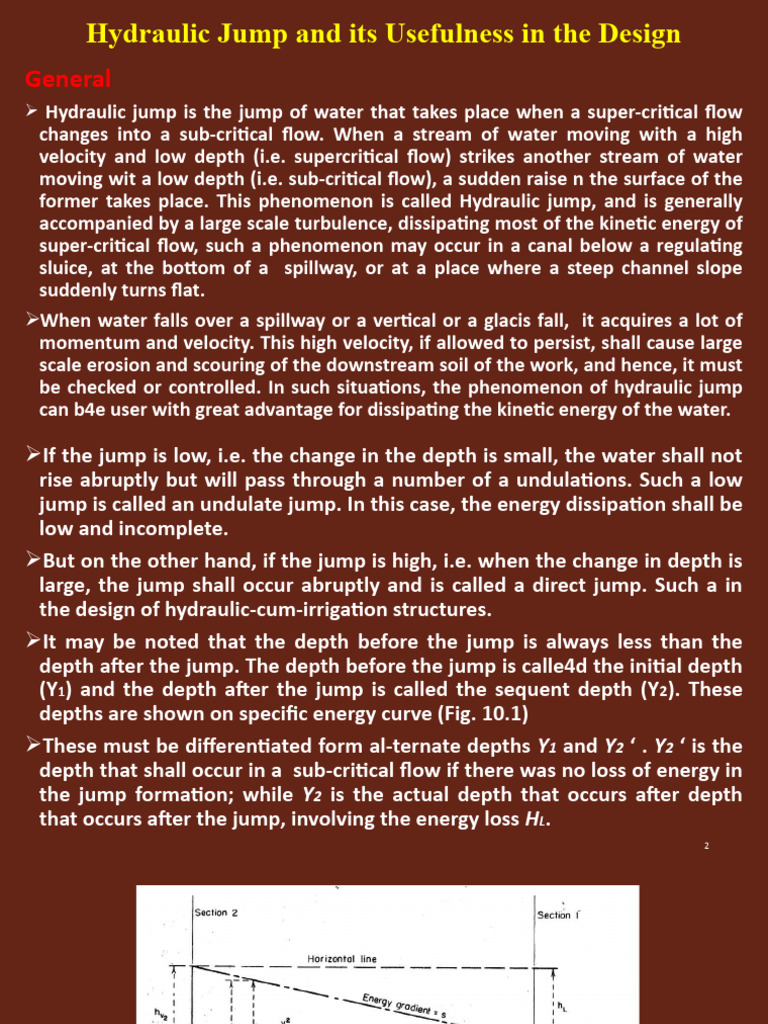 Chapter 3 Hydraulic Jump Information and Its Applications | PDF | Classical Mechanics | Liquids