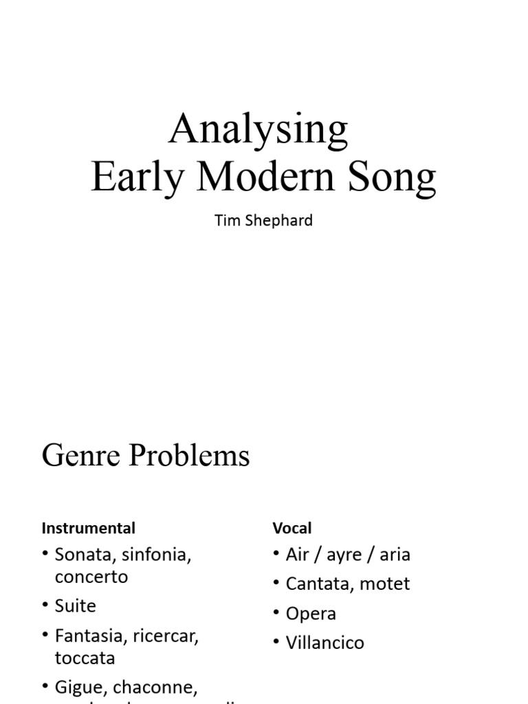 Baroque Vocal Forms and Analysis | PDF | Classical Music | Musical Forms