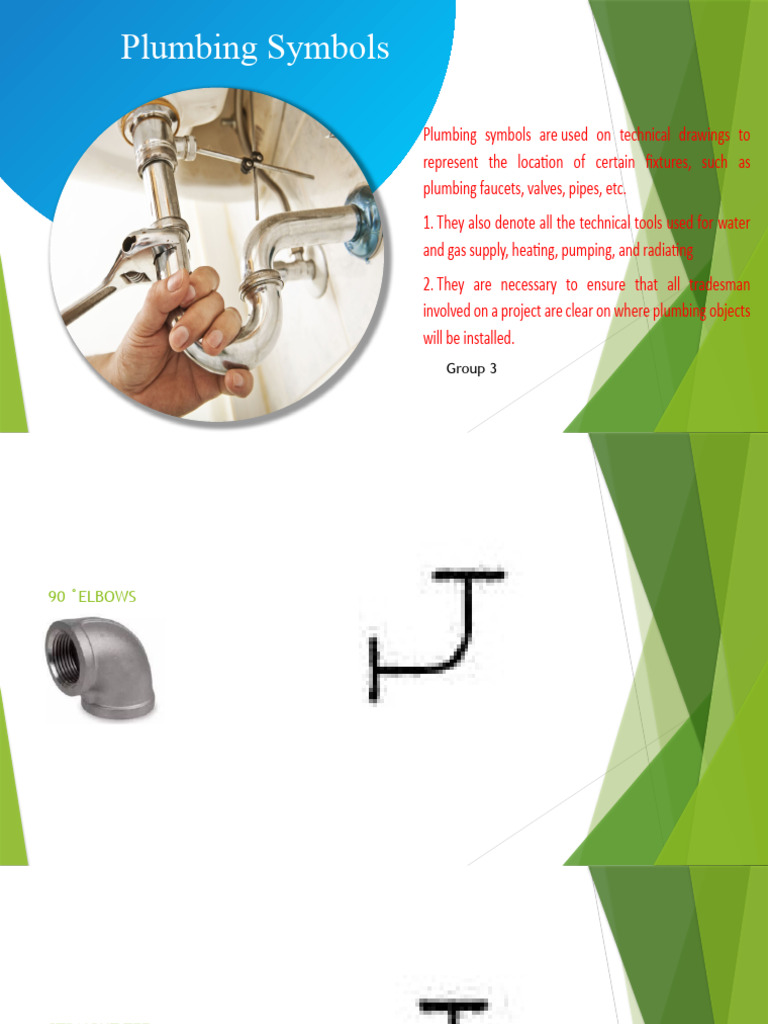 Mechanical Plumbing Symbols Plumbing PPT Symbols | PDF