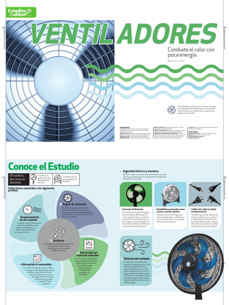 ESTUDIO_CALIDAD_VENTILADORES | PDF | Uso eficiente de energía | Cantidad