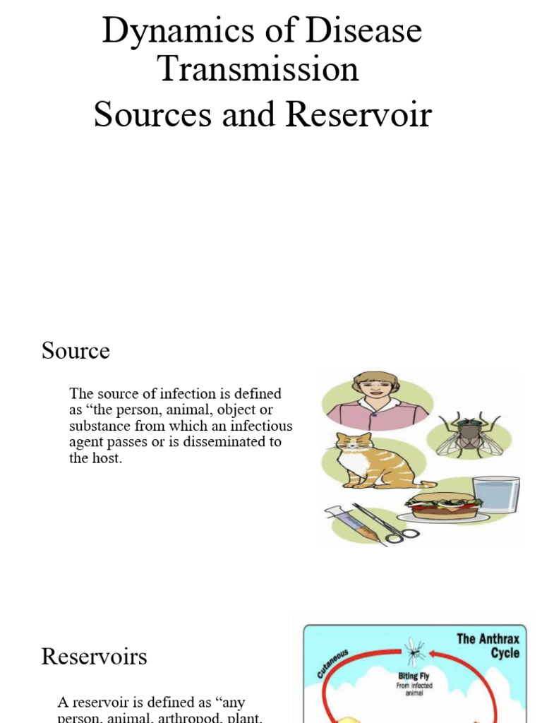 Sources and Reservoir | Download Free PDF | Infection | Public Health